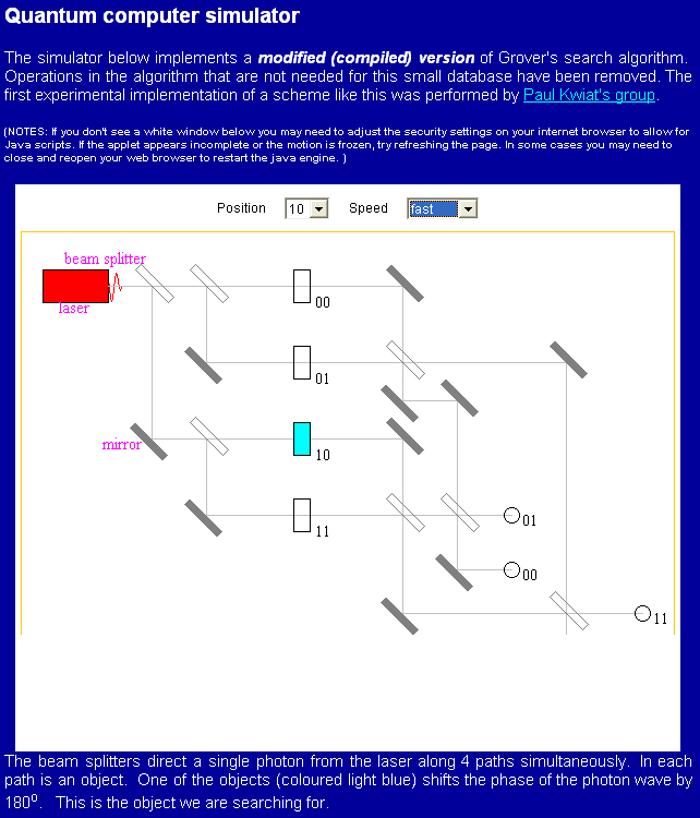 quantum design - outils existants